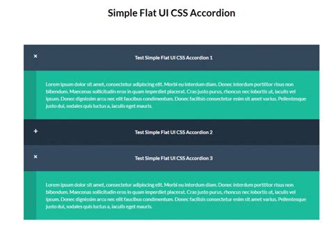Beautiful Looking CSS Accordion Menu OnAirCode
