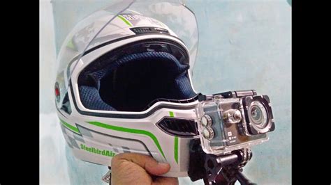 Helmet Setup Action Camera Chin Mount Motovlogging Helmet Setup