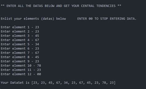 GitHub ArunavaCoderEm Central Tendency Terminal It S A Terminal