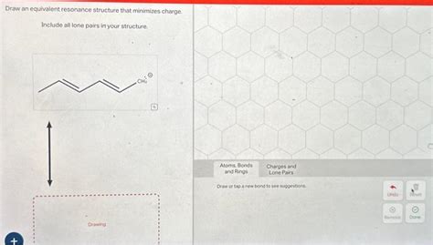 Solved Draw An Equivalent Resonance Structure That Minimizes