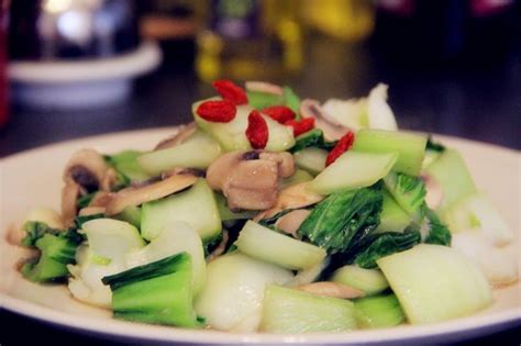 Simple Stir Fry With Pak Choi Mushroom And Garlic The Chairmans Bao
