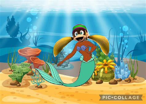 Tiny Kong As A Mermaid By Createwithmeme On Deviantart