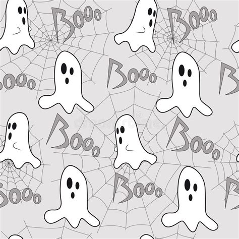 Seamless Pattern With Ghosts Stock Illustration Illustration Of Demon Face 34810802