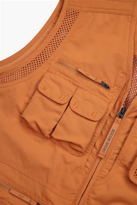 남성 사계절 멀티포켓 메쉬 베스트 Kolon Sport