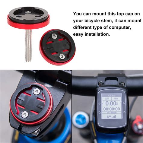 Mtb 도로 자전거 컴퓨터 홀더 스템 탑 캡 스톱워치 Gps 속도계 마운트 Aliexpress