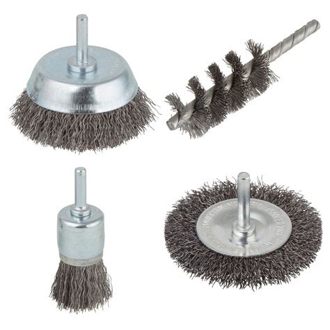 WOLFCRAFT ZESTAW SZCZOTEK DRUCIANYCH NA WIERTARKĘ 4006885213302