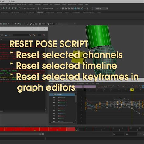 Truong Cg Artist Reset Pose Based On Selection Maya Script Python