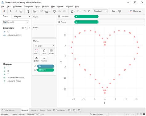Creating A Heart In Tableau The Flerlage Twins Analytics Data