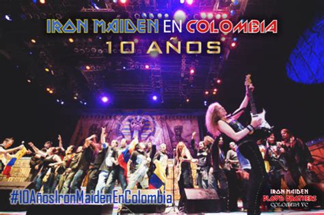 Iron Maiden En Colombia Por Primera Vez 10 Años De Un Sueño Cumplido
