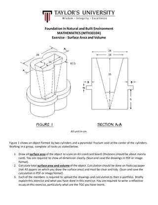 Exercise 1 Area And Volume PDF
