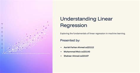 understanding linear regression