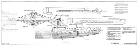 Star Trek Blueprints Uss Federation Class Dreadnought