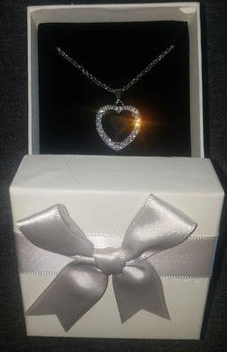 SHARPHY Titanic Colier Femme en forme de cœur strass cristal pendentif