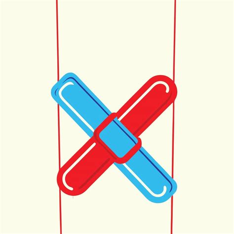 Abstract Cross Design Red And Blue Geometric Shapes 54467079 Vector Art At Vecteezy