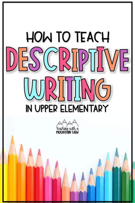 Descriptive Writing Activities