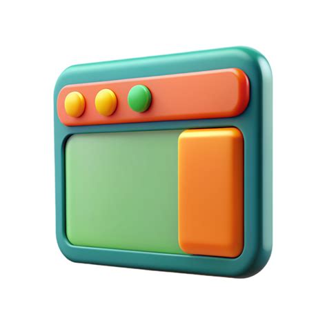 Window Screen Ui 3d Image 46789540 Png