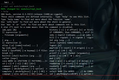Namekdev Cygwin Bash As A Repl Inside The Console