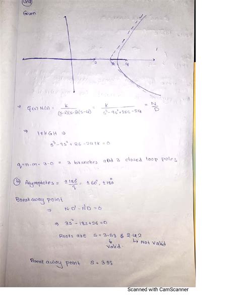 Solved 5 Pts For The System Shown Below Open Loop Poles Are Marked And Tutorbin