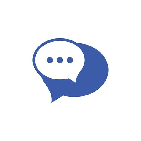 Premium Vector Chat Communication Logo Design Vector