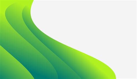 Ola verde degradado diseño abstracto fondo moderno Vector Gratis