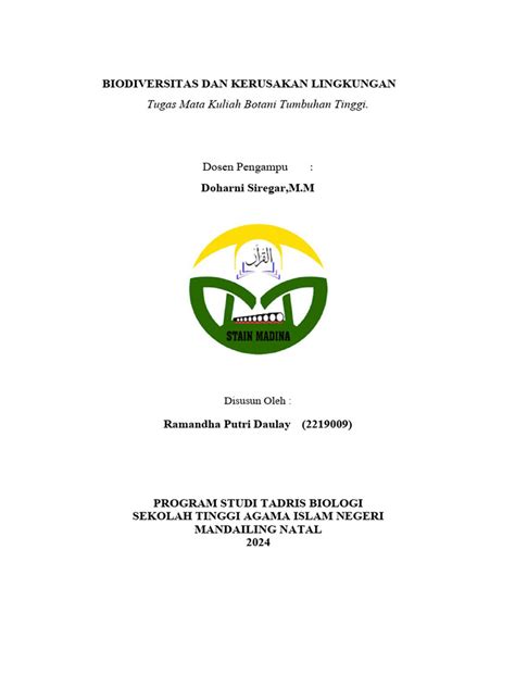 Makalah Biodiversitas Pdf