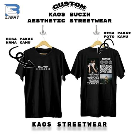 Sehari Jadi Custom Request Kaos Bucin Streetwear Bisa Request Pakai