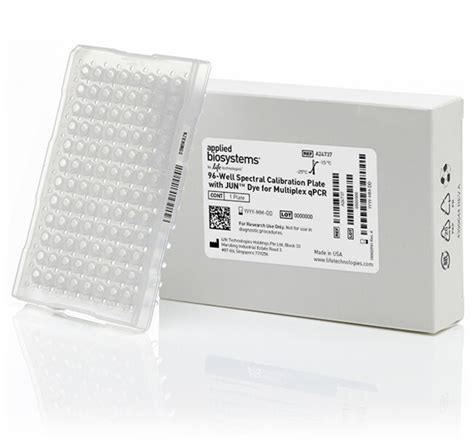 Jun™ Dye Spectral Calibration Plate For Multiplex Qpcr 96 Well 1 Plate