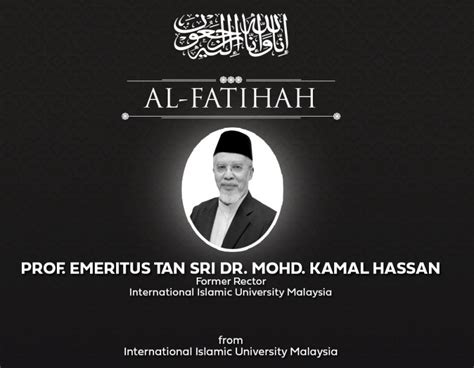 Islamic Scholar Tan Sri Mohd Kamal Hassan Dies At 80 Malaysia The Vibes
