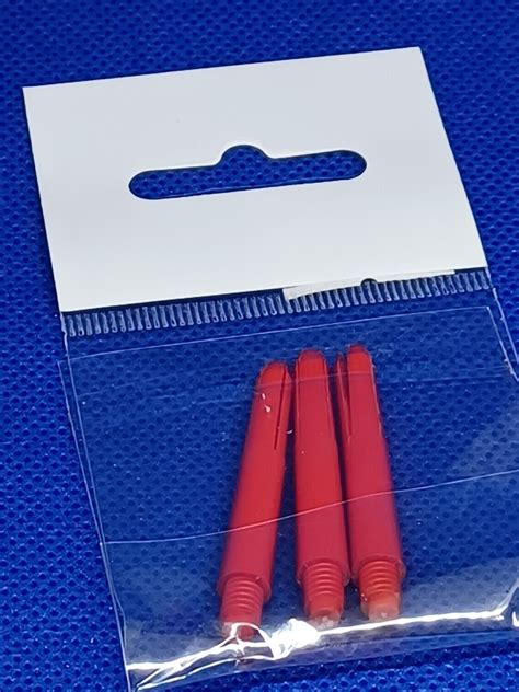 Red Dart Stems Plain Short • Tjs Fishing Tackle Bait And Dart Supplies