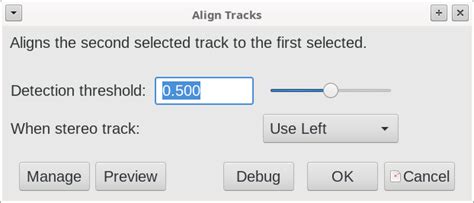 Align Tracks AudioNyq