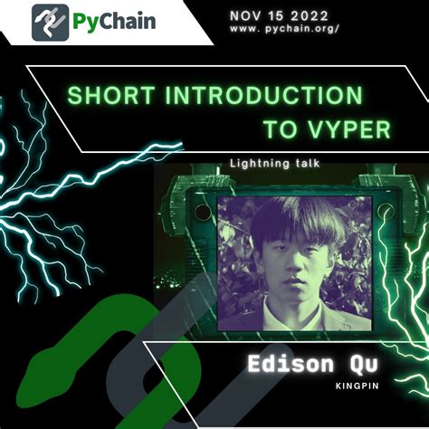 Edison Qu On Linkedin Proud To Be A Speaker At The Pychain Conference