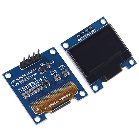 Buy Almocn 2pcs 096 Oled Module I2c Iic Serial 12864 128x64 Oled Display Module With Ssd 1306