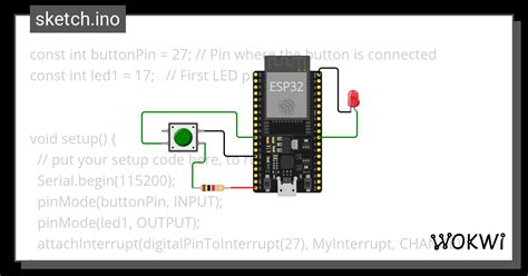 Interrupt Wokwi Esp32 Stm32 Arduino Simulator