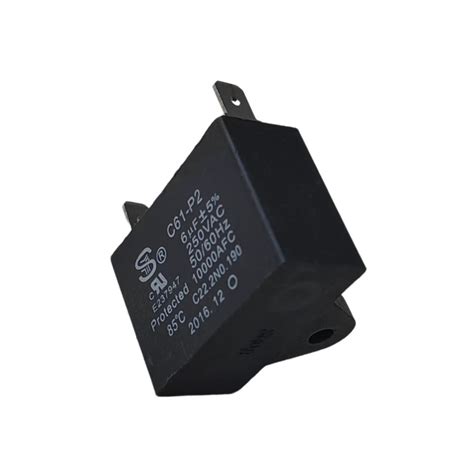 1pcs C61 P2 6uf 250vac 5060hz 10000afc C222no190 85℃ Capacitor
