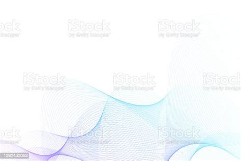 추상적인 물결 치는 선 기술 배경 0명에 대한 스톡 벡터 아트 및 기타 이미지 0명 3차원 형태 가상현실 Istock