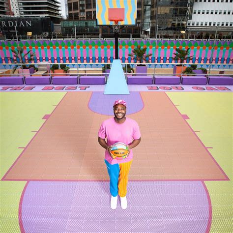 Summerfield Park Basketball Court Updated With Colourful Mural