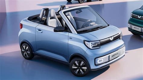 Wuling Mini Ev Cabrio Meluncur Mobil Listrik Mungil Atapnya Bisa Dibuka