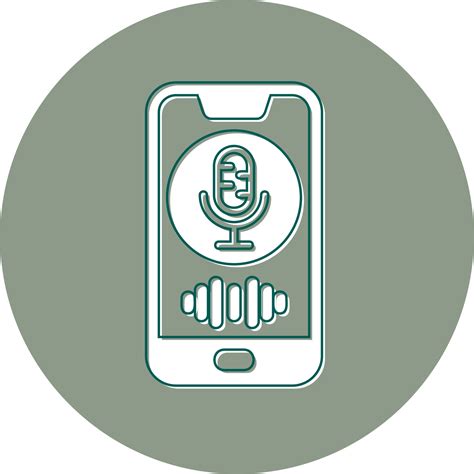 Voice Assistant Vector Icon 19991919 Vector Art At Vecteezy