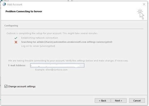 The Microsoft Connectivity Analyzer Wasnt Able To Validate Outlook
