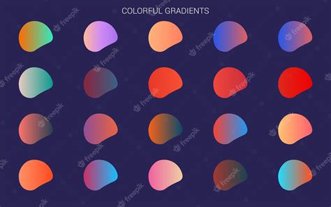 Premium Vector Mega Set Of Vibrant Colorful Gradients Color Background