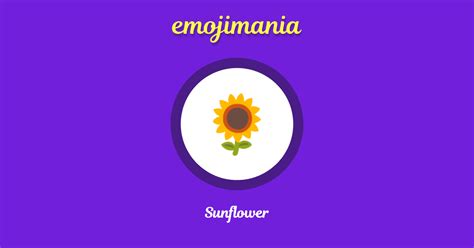 🌻 Sunflower Emoji Copy And Paste Emojimania