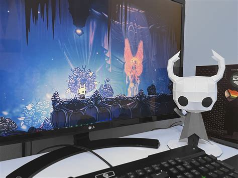 Hollow Knight Papercraft Figurine Beginner Friendly Low Poly Template