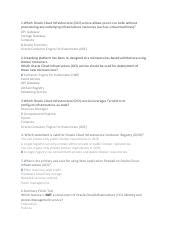 Oracle Cloud Infrastructure Foundations 2021 Associate 1Z0 1085 Pdf 1