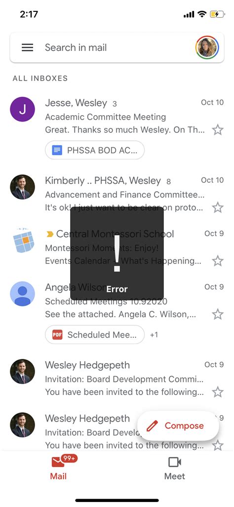 Why Does My Email Keep Saying Error