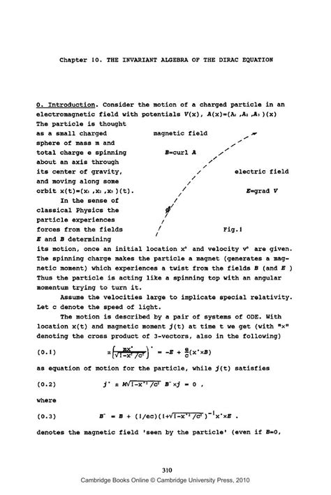 The Invariant Algebra Of The Dirac Equation Chapter 10 The Technique Of Pseudodifferential