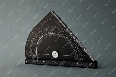 Premium Photo Protractor Ruler Measuring Tool 3d Vector Icon Cartoon Minimal Style