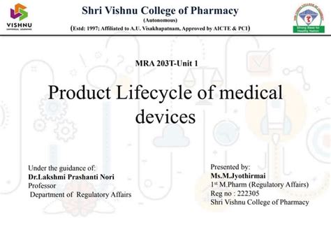 Medical Devices Product Lifecycle Pptx