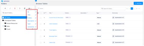 Folders Categories For Wordpress Tables And Charts Wpdatatables