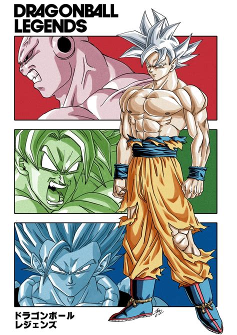 Son Goku Broly Gogeta And Jiren Dragon Ball And 2 More Drawn By