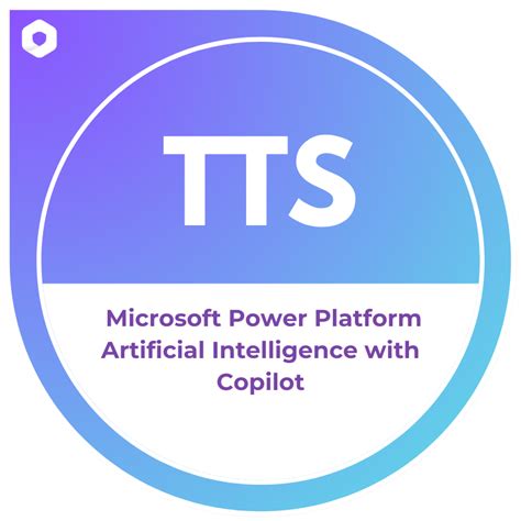 Microsoft Power Platform Artificial Intelligence With Copilot Credly